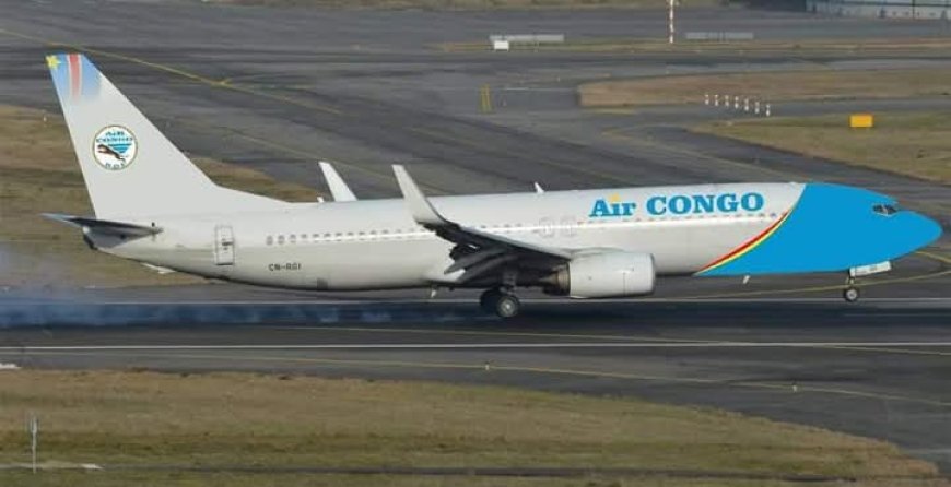 RDC : Air Congo réceptionne son premier avion - Restez informé - UNE.CD