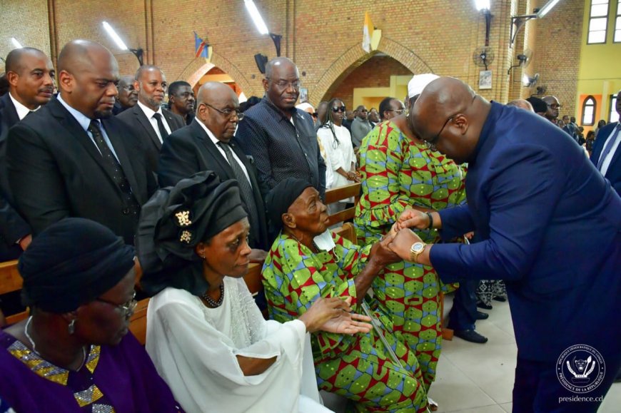 Kinshasa : Félix tshisekedi rend hommage au Patriarche Léon Engulu - Restez informé - UNE.CD