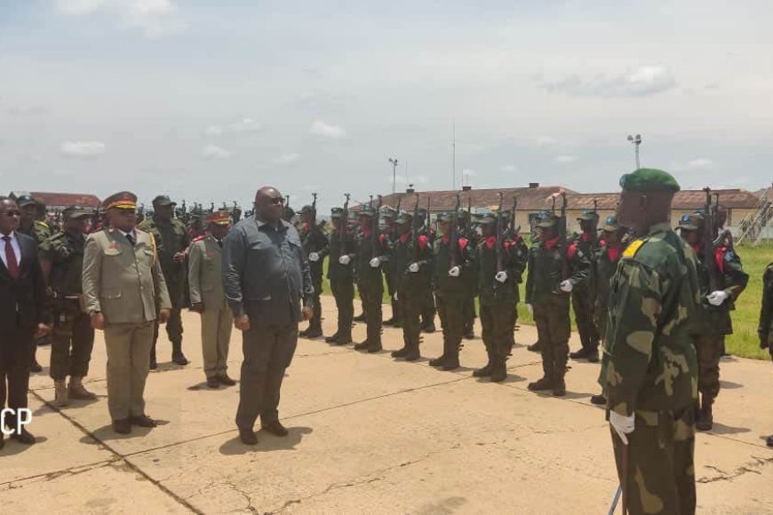 RDC : Des nouveaux officiers des FARDC ont pris les armes après la ...